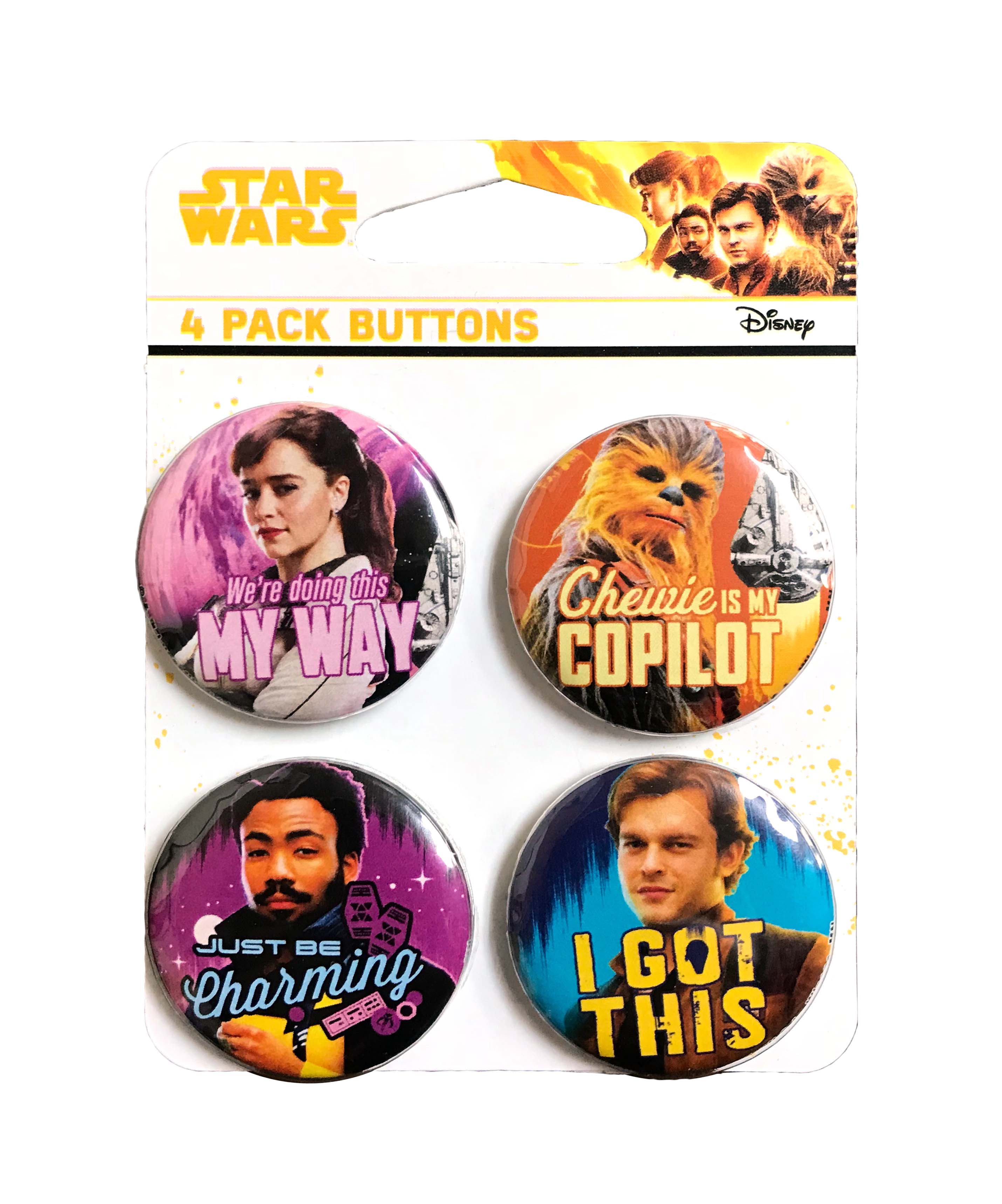 Star Wars Button 4-Packs