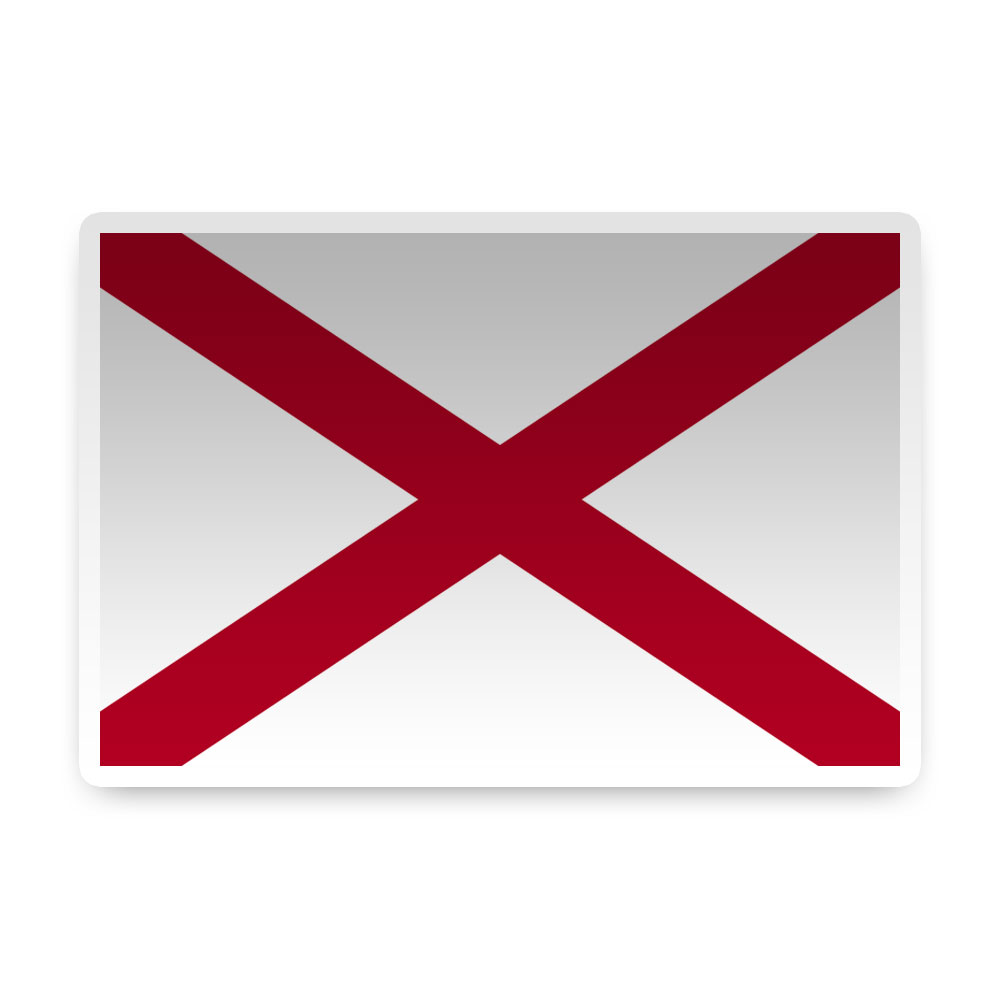 Alabama Sticker - Flags International