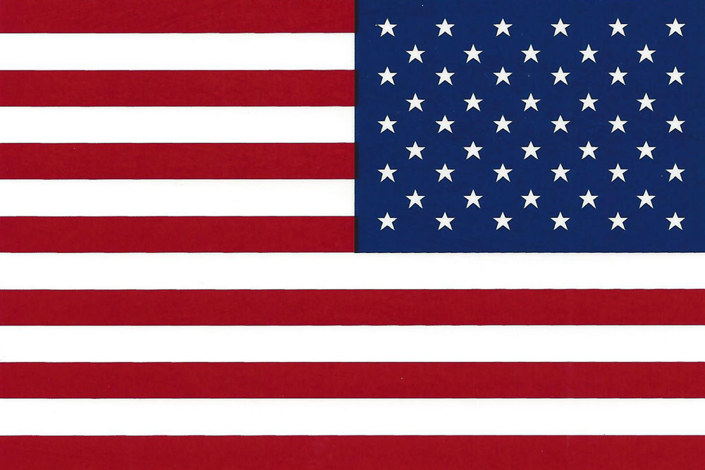 Right Hand American Flag Sticker