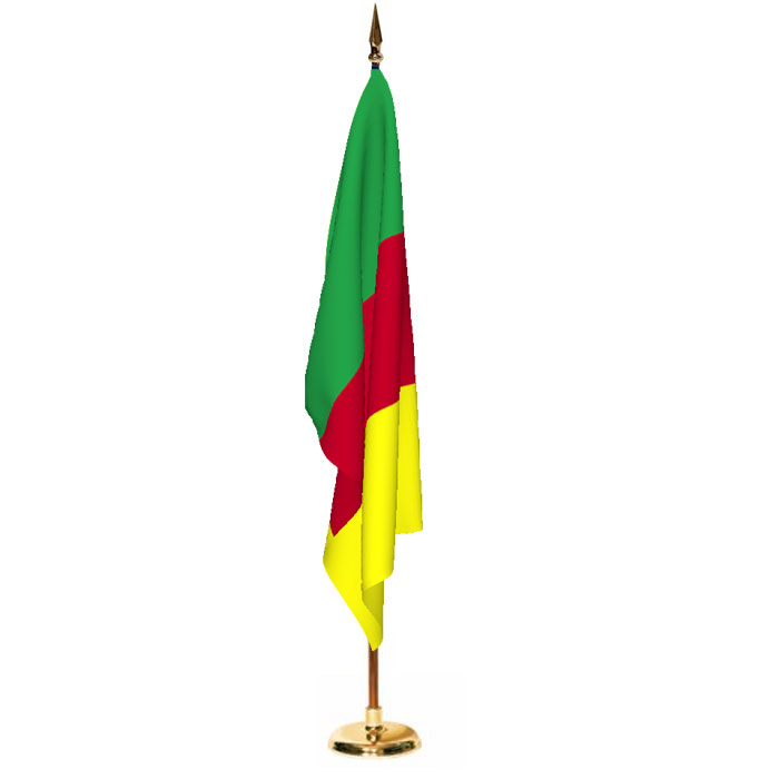 Cameroon Ceremonial Flag Set