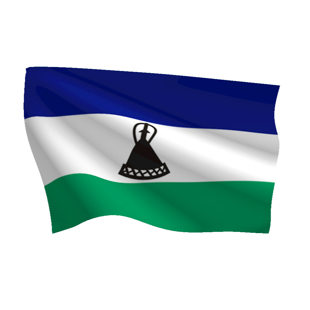 Lesotho Flag (Heavy Duty Nylon Flag)
