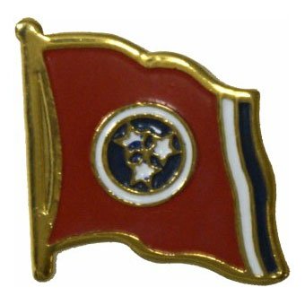 Tennessee Flag Lapel Pin
