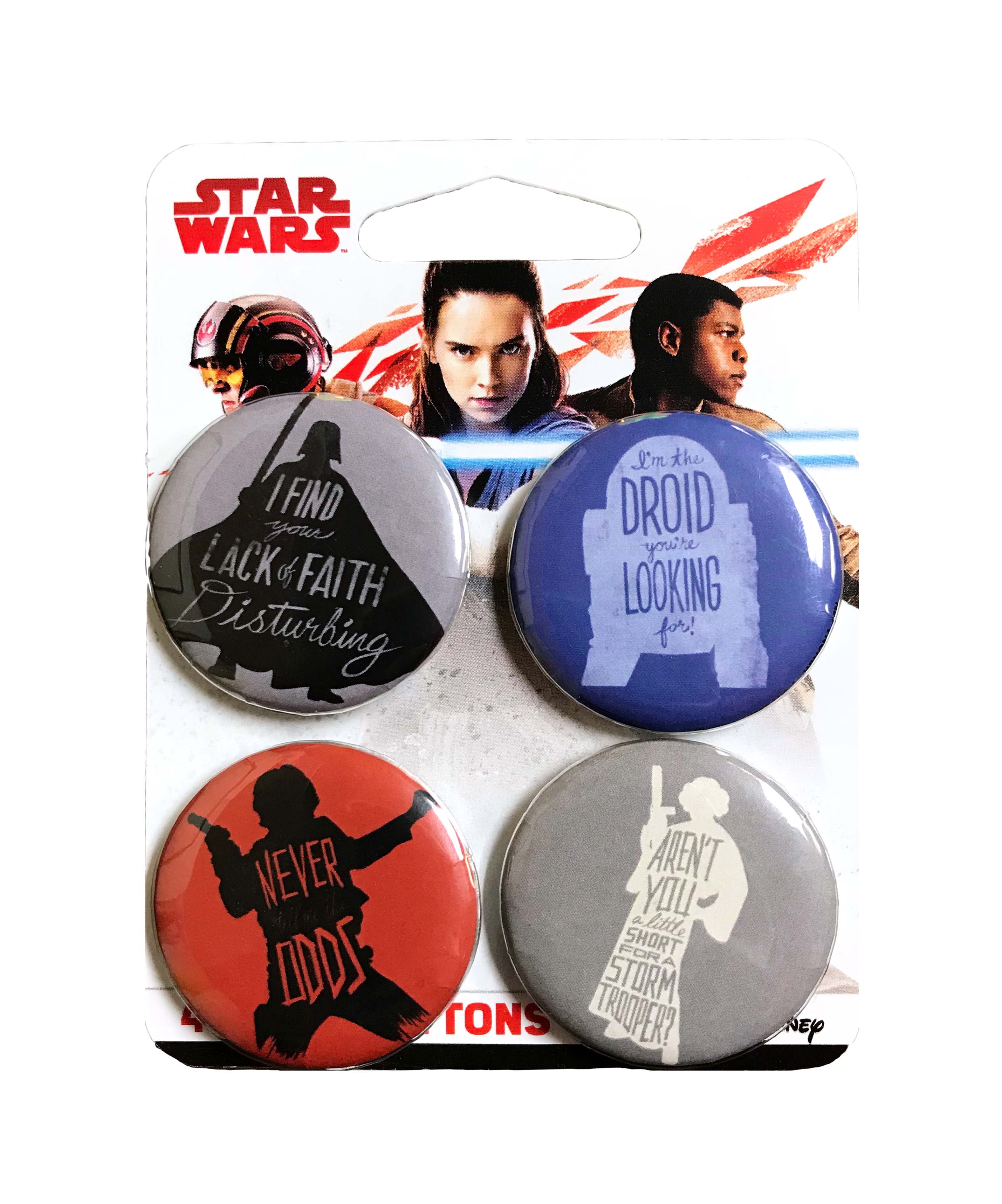 Star Wars Button 4-Packs