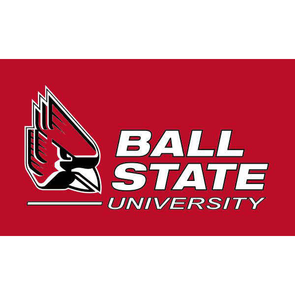 Ball State University Silk Screened Flag