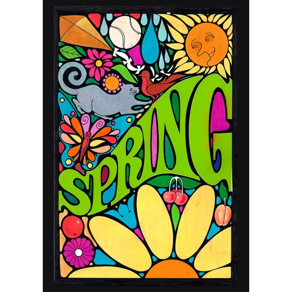 Groovy Spring Garden Flag